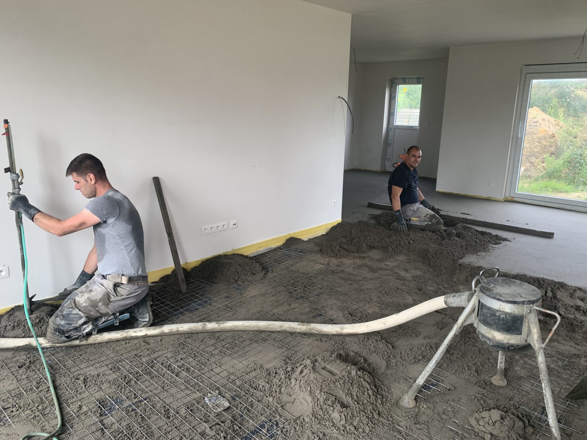 Chape op vloerverwarming - Chape Braspenning